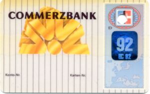 Bank Card: Commerzbank - ec 94 (Commerzbank, Germany, Federal ...