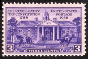 Stamp: 150th Anniversary of Ratification of US Constitution (United ...