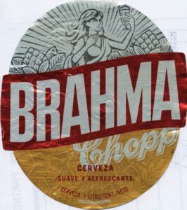 饮料标签: Brahma (Cervecería y Maltería Quilmes S.A.I.C.A. y G., 阿根廷Col:AR ...