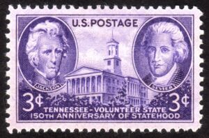 Stamp: 150th Anniversary of Tennessee Statehood (United States of ...