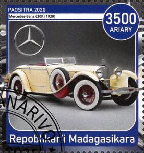 Stamp: Mercedes-Benz 630K (Madagascar: Illegal Stamps(Cars (2020)) Col ...
