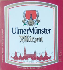 Drink Label: UlmerMunster Marzen (Ulmer Münster Brauerei, Germany ...