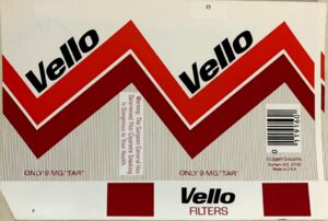 Cigarette Pack: Vello (United States of AmericaCol:US-CT-0557