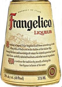 Drink Label: Frangelico (Barbero 1891 S.p.A.- Canale, ItalyCol:IT-LIQ ...