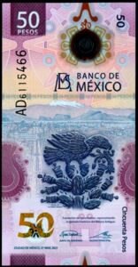 Banknote: 50 Pesos (Mexico(2017-2022 "Historical Identity and Natural ...