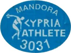 Fruit Sticker: Cypria Athlete 3031 Mandora (CyprusCol:CY-FR-00034