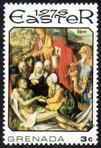 Stamp: Durer (Grenada(Easter 1976) Mi:GD 744,Sn:GD 711,Yt:GD 663,Sg:GD 780