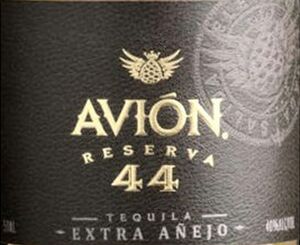 Drink Label: Avión Reserva 44 Extra Añejo (Tequila Avión, MexicoCol:MX ...
