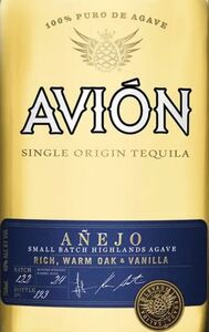 Drink Label: Avión Añejo (Tequila Avión, MexicoCol:MX-TEQUI-000038