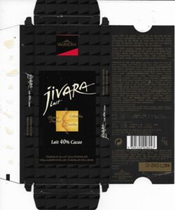Chocolate Wrapper: Valrhona Milk Jivara 40% (Valrhona, FranceCol:FR-01548