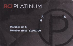 Functional Card: RCI Platinum (Tourism, Spain(RCI) Col:ES-RCI-003