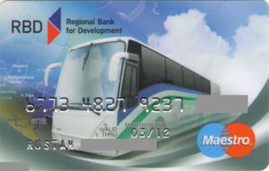 Bank Card: Regional Bank for Development (RBD Bank, RussiaCol:RU-MS-0279