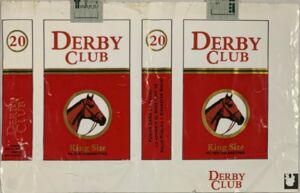 Cigarette Pack: Derby Club (ParaguayCol:PY-CT-0238