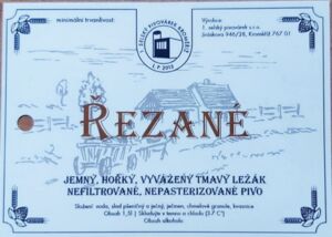Drink Label: Rezane (1. Selský pivovárek Kroměříž, Czech RepublicCol:CZ ...