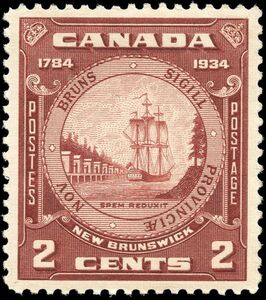 Stamp: New Brunswick Seal (Canada(New Brunswick, 150th Anniversary ...
