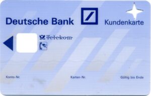 Bank Card: Deutsche Bank - Kundenkarte (Deutsche Bank, Germany, Federal ...