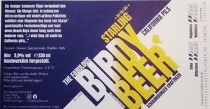 Drink Label: Birdy Beer Starling (The Fabulous Birdy Beer, Germany ...