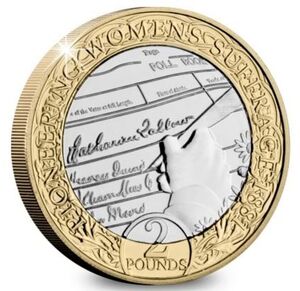 Moneda: 2 Pounds (Women's Suffrage - Catherine Callow) (Isla de Man ...
