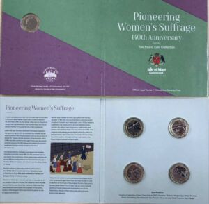 Moneda: 2 Pounds (Women's Suffrage - Catherine Callow) (Isla de Man ...