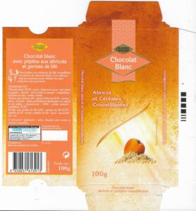 Chocolate Wrapper: Monoprix White Peach & Crispy Cerea (Monoprix ...