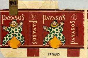 Cigarette Pack: Payasos (GuatemalaCol:GT-CT-0014