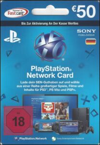 Geschenkkarte: PlayStation Network Card (PlayStation, Deutschland ...