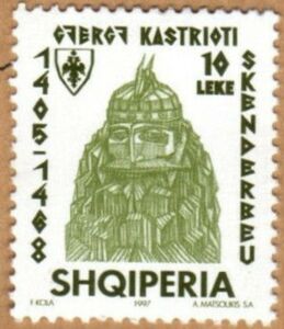 Stamp: Skanderbeg (George Castriota) (Albania(Skanderbeg) Mi:AL 2627,Sn ...