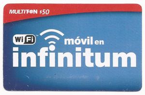 Tarjeta Telefónica: Infinitum (wifi) (Remote Memory Mexico, México ...