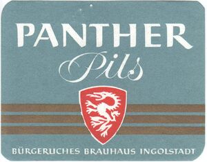 Drink Label: Panther Pils (Herrnbräu GmbH, Germany, Federal RepublicCol ...