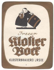 Drink Label: Irseer Klosterbock (Klosterbrauerei Irsee, Germany ...