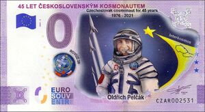 Memo Euro Item: 45 Let Československým Kosmonautem-Oldrich Pelcak (Чеська Республіка(Euro ...