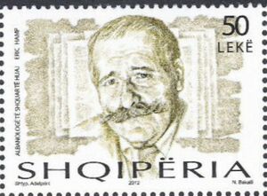 Stamp: Eric Hamp (Albania(Linguists Who Have Studied Albanian Language ...