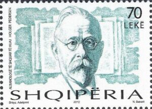 Francobolli: Holger Pedersen (Albania(Linguisti che hanno studiato la ...