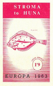 Stamp: Europa, fish (Cinderellas(Scotland : Isle of Stroma) Col:GB-ST ...