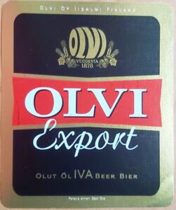 Drink Label: Olvi Export (Olvi, FinlandCol:FI-BEER-000110
