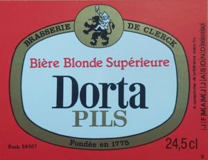 Drink Label: Dorta Pils (Brasserie de Clerk, FranceCol:FR-BEER-000304