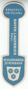 Drink Label: Jettenbacher Lagerbier Hell (Brauhaus Jettenbach, Germany ...