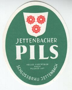 Drink Label: Jettenbacher Pils (Brauhaus Jettenbach, Germany, Federal ...