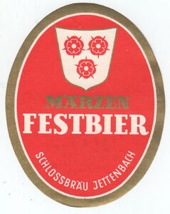 Drink Label: Jettenbacher Festbier (Brauhaus Jettenbach, Germany ...