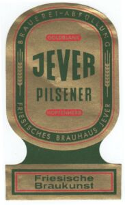 Drink Label: Jever Pilsener (Friesisches Brauhaus, Germany, Federal ...