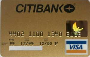 Bank Card: Citibank Gold (Citybank (Poland) S.A., PolandCol:PL-VI-0024.02
