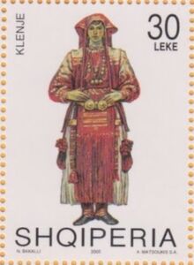 Stamp: Klenje (Albania(Native costumes (VI)) Mi:AL 3067,Sn:AL 2770h,Yt ...