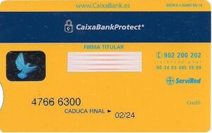 Bank Card: Caixabank &Pay (Caixabank, SpainCol:ES-VI-0931