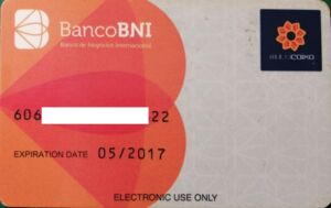 Bank Card: Banco BNI (Banco de Negócios Internacional, Angola) Col:AO ...