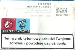 Paquete de Cigarrillos: Heets Blue Selection (PoloniaCol:PL-TO-0002