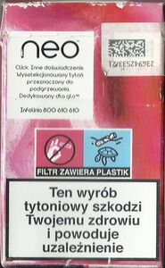 Cigarette Pack: Neo Scarlet Click (PolandCol:PL-TO-0004
