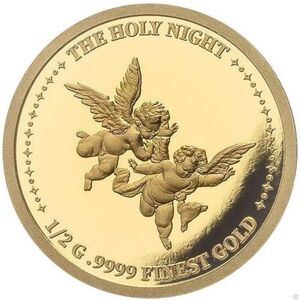 Moneda: 10 Dollars (The Holy Night - Cherubim) (Islas Salomón(2021 ...