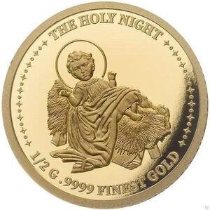 Moneda: 10 Dollars (The Holy Night - Baby Jesus) (Islas Salomón(2021 ...