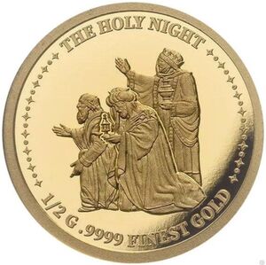 Moneda: 10 Dollars (The Holy Night - Wise Men) (Islas Salomón(2021 ...