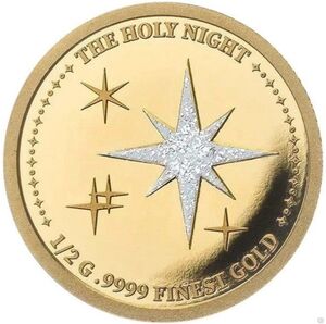 Moneda: 10 Dollars (The Holy Night - Star of Bethlehem) (Islas Salomón ...